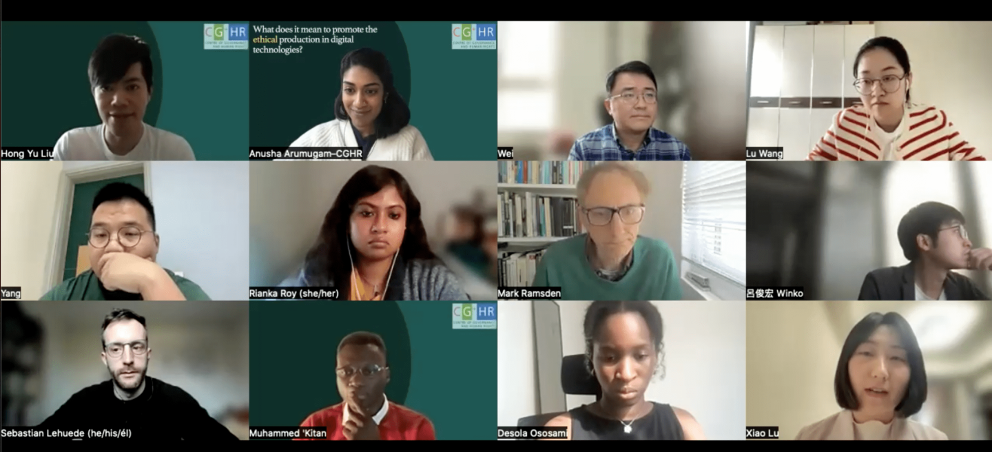 Workshop by Voices 4 Workers in Tech (V4WT) - Centre of Governance & Human Rights