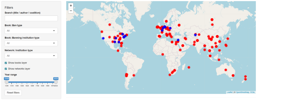 The Global Banned Books Map - Centre of Governance & Human Rights
